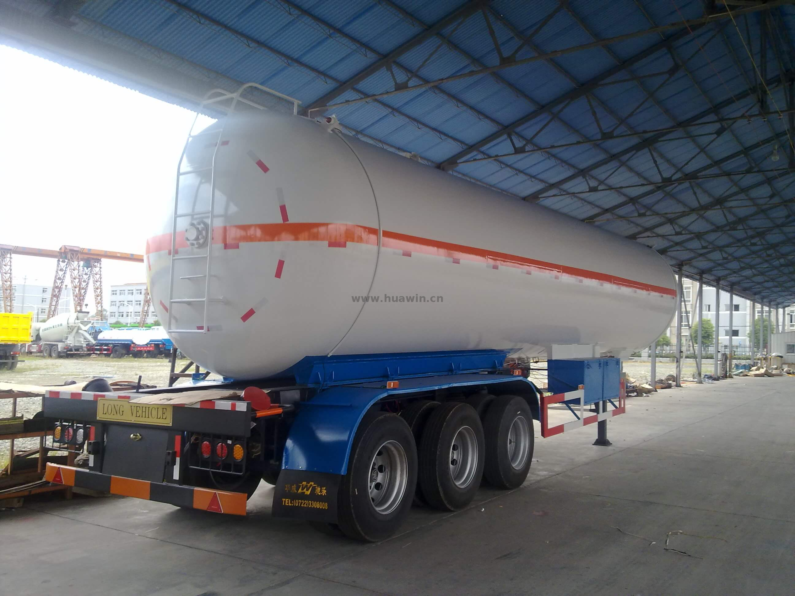 SINOTRUK 3 Axles LPG 56cbm Tanker Semi Trailer - Buy LPG trailer ...